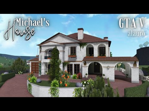 Michael's House From GTA V - Bloxburg Speed Build