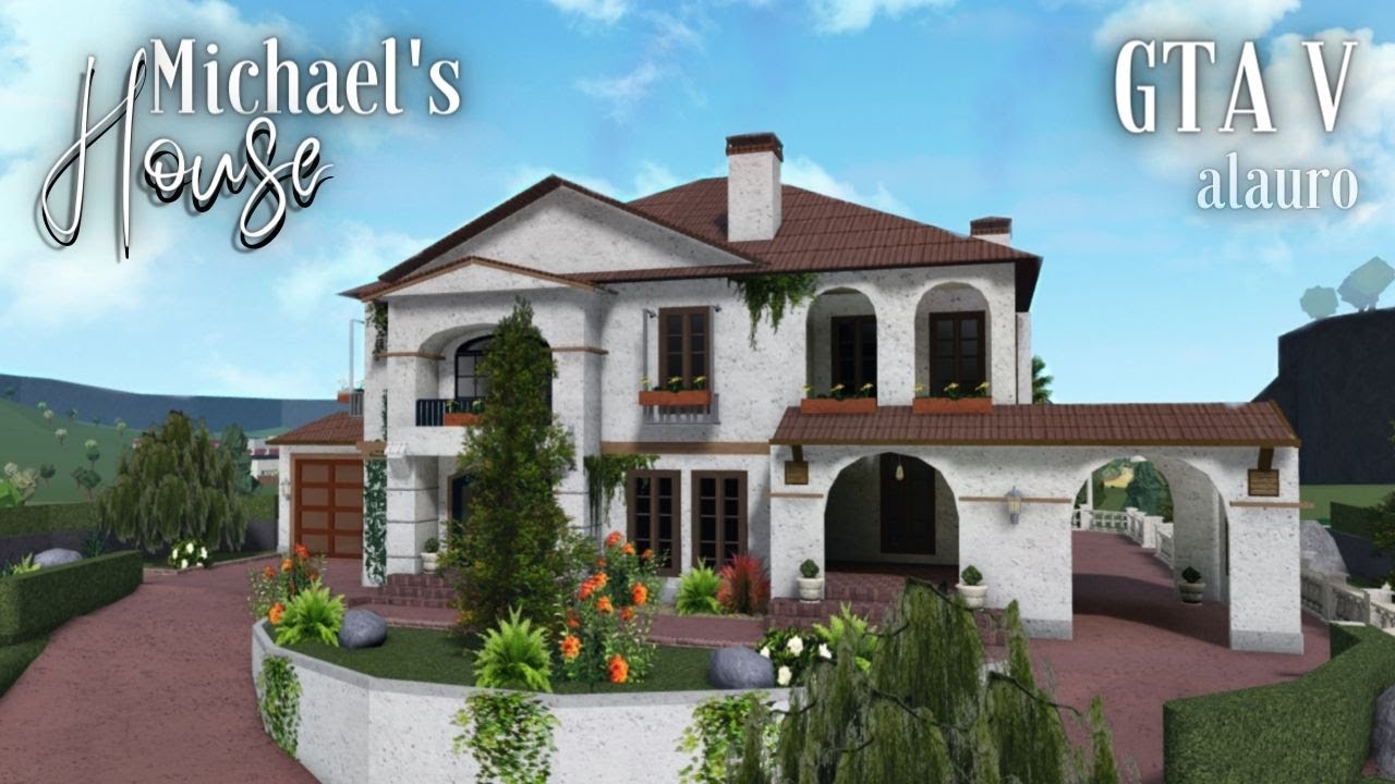 Michael's House From GTA V - Bloxburg Speed Build - YouTube