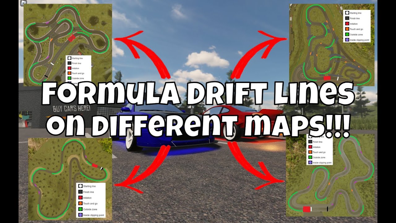Formula Drift Lines on Different Maps!!! Roblox Prodigy Drift - YouTube