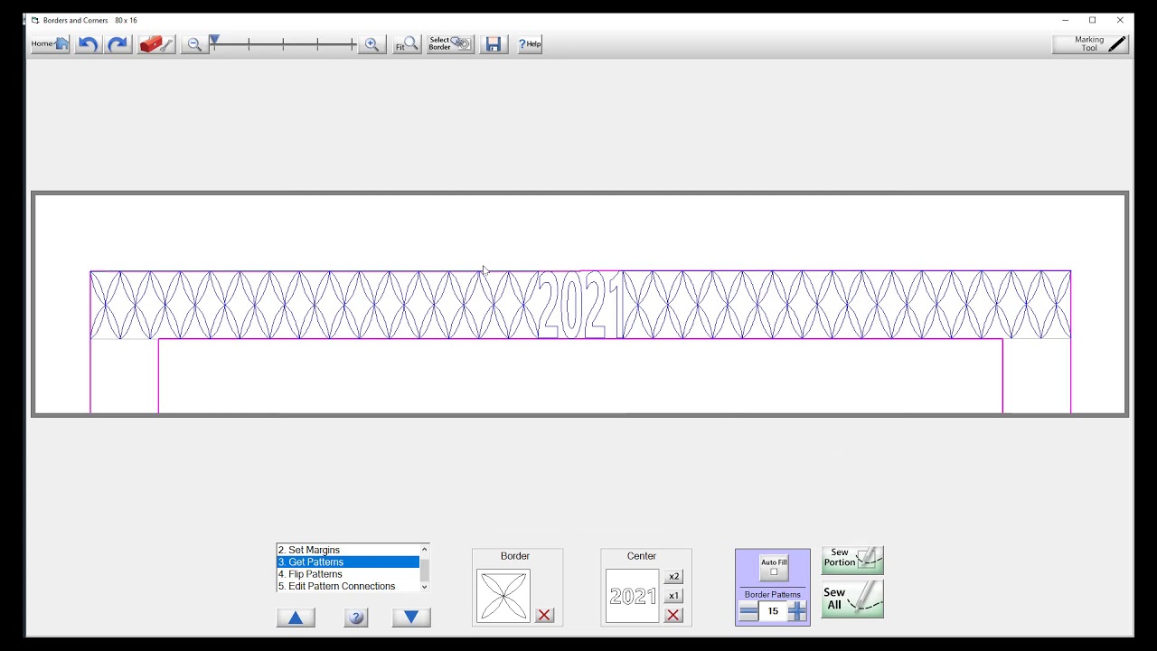 Border with Center Design - YouTube