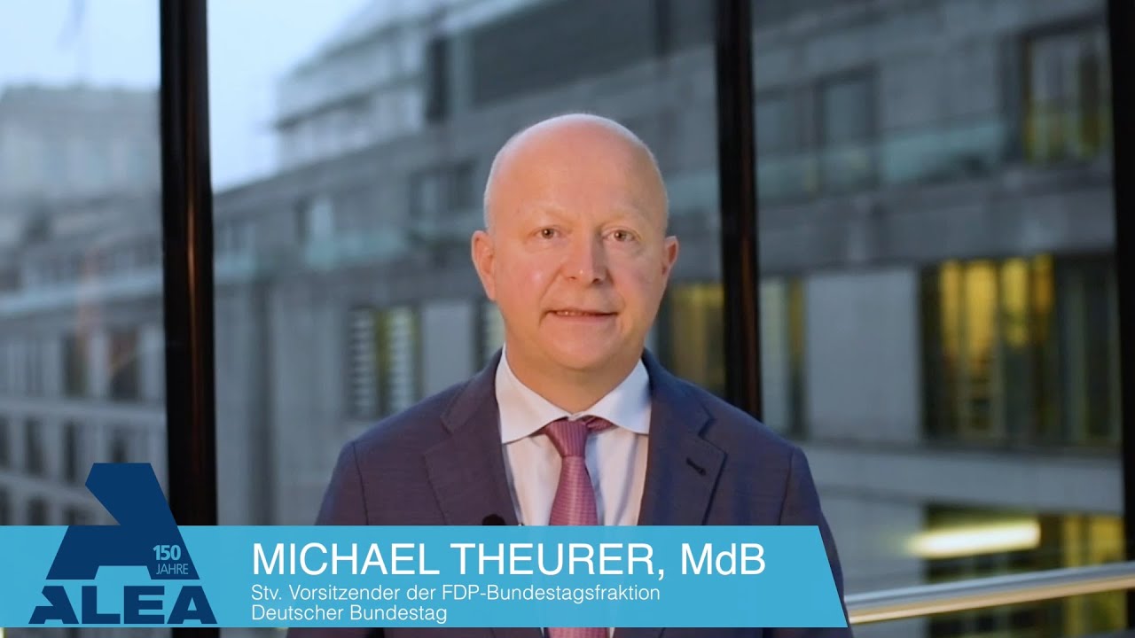 150 Jahre ALEA | Grußwort #10 - Michael Theurer, MdB - YouTube