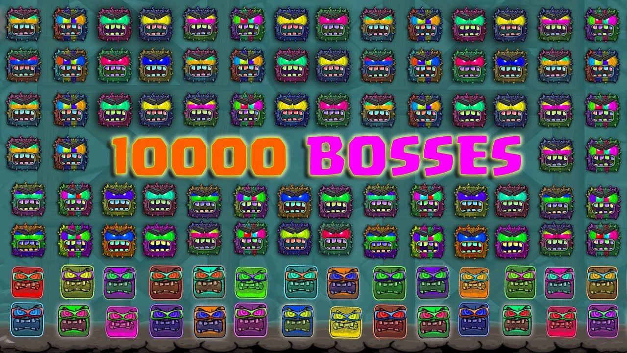 "10000 COLORS" BOSSES of 'INTO THE CAVES' & 'VOLUME 4' Battle Together ...