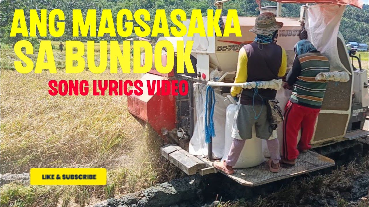 Ang Magsasaka Sa Bundok - Song Lyrics Video - YouTube