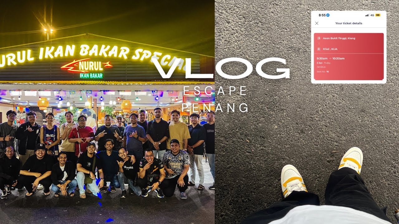 Vlog Escape Penang - YouTube