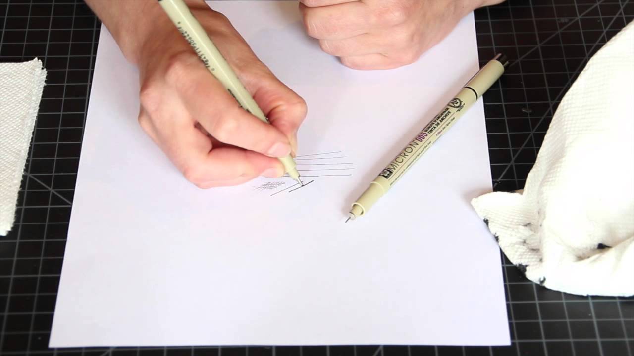 Line and Stipple with the Micron - YouTube