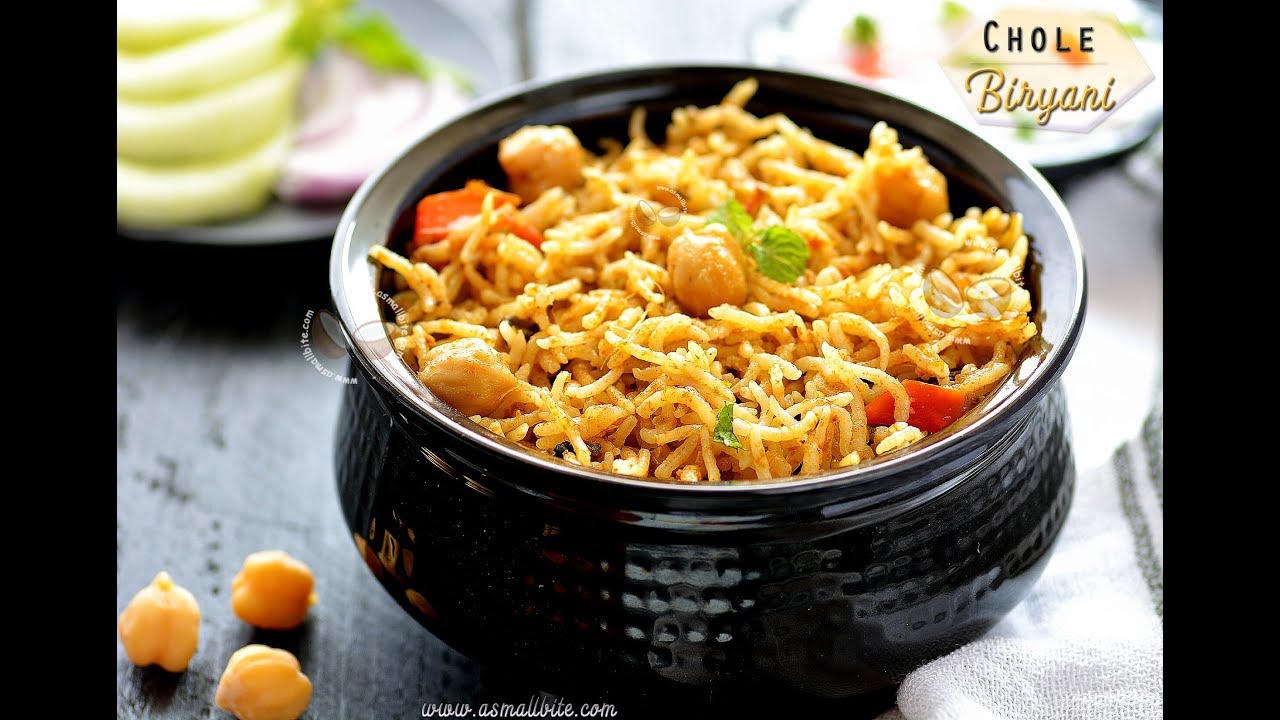 One Pot Kabuli Chana Biryani | How to make Chole Biryani | Chickpea ...