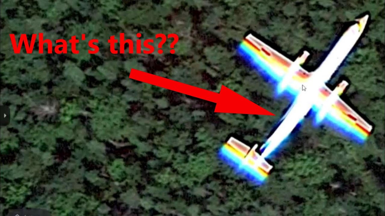 Identifying Flying Planes on Google Earth - YouTube