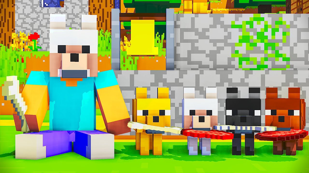 Puppies Learning To Fetch In Minecraft Animation - YouTube