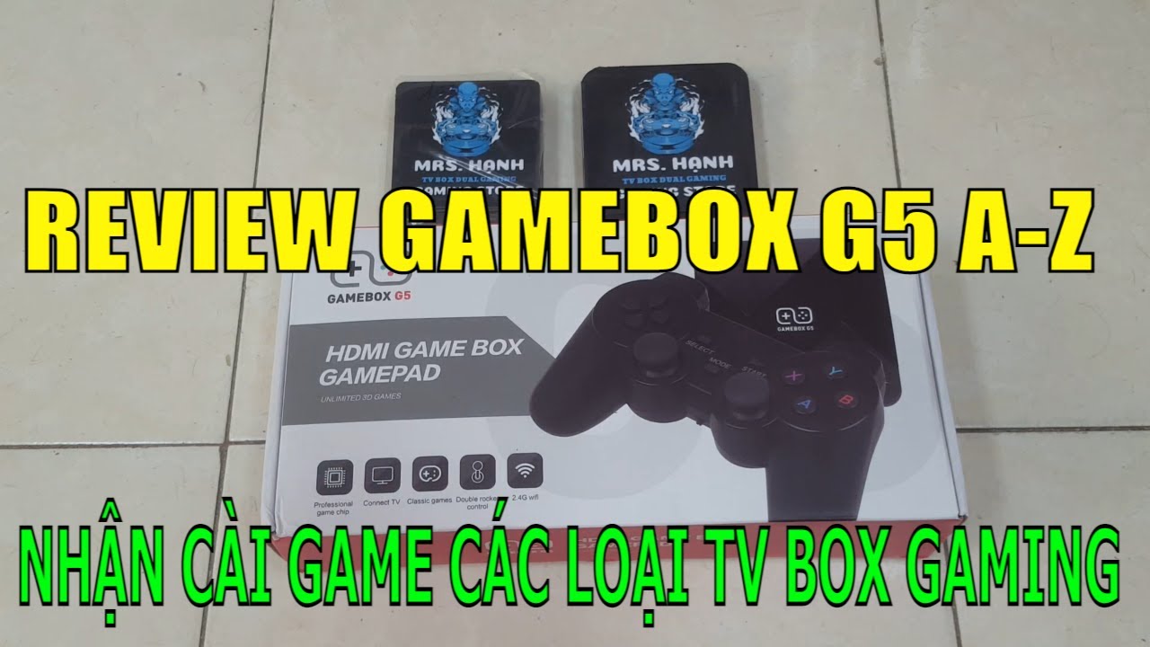REVIEW CHI TIẾT A-Z GAMEBOX G5 (MÁY KHÁCH GỬI CÀI LẠI GAME THẺ NHỚ BOX ...