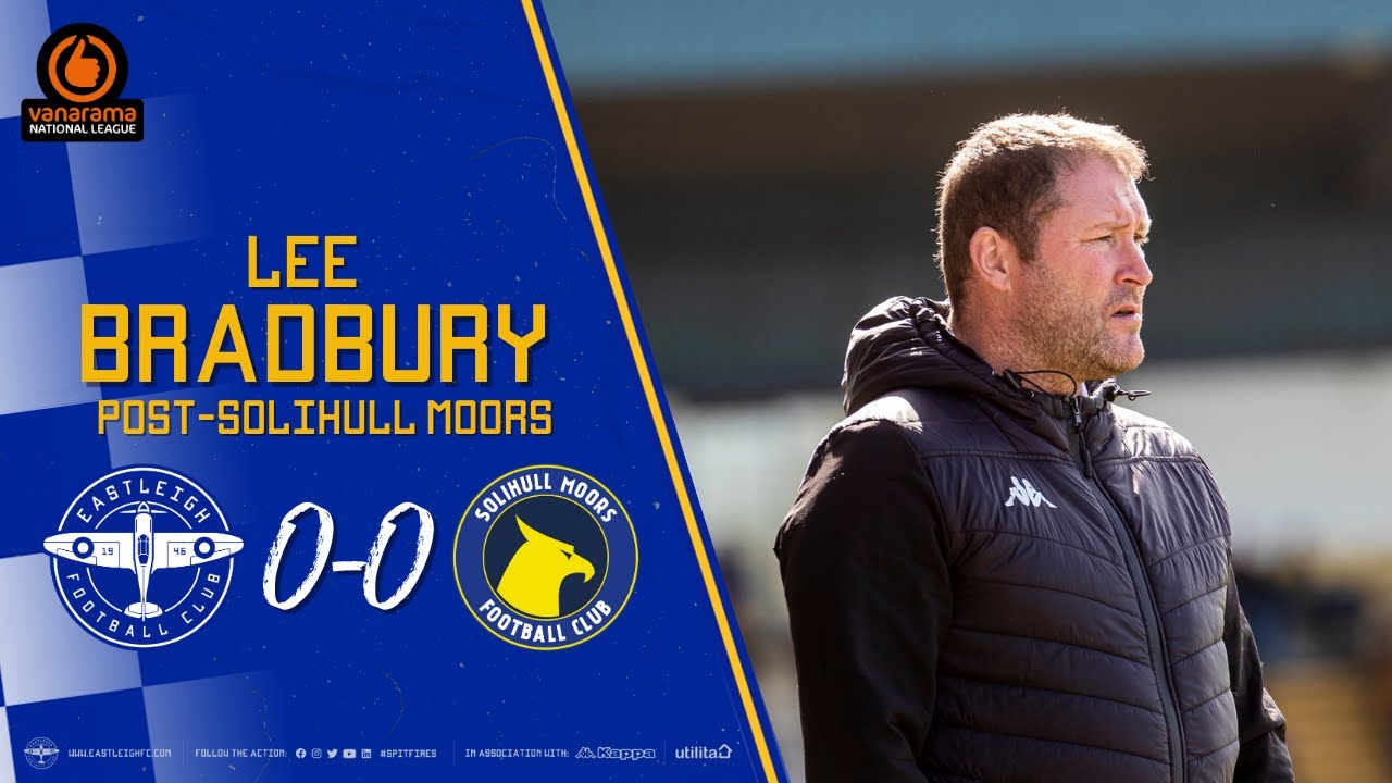 INTERVIEW | LEE BRADBURY POST-SOLIHULL MOORS DRAW - YouTube