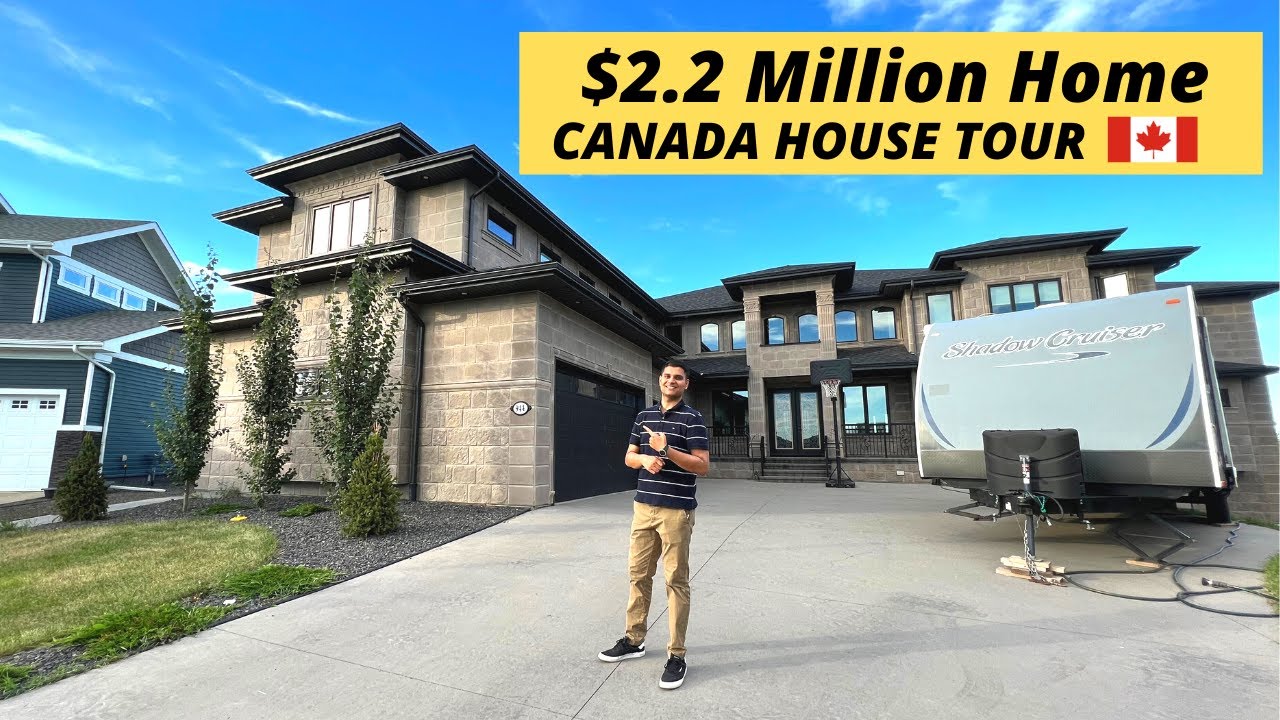 Canadian Houses| Inside a $2,200,000 Mega MANSION in Edmonton, Canada ...