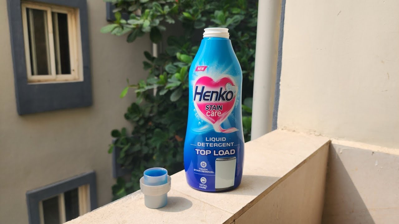 Henko Stain Care Top Load Liquid Detergent | Jyothy Labs product - Review - YouTube