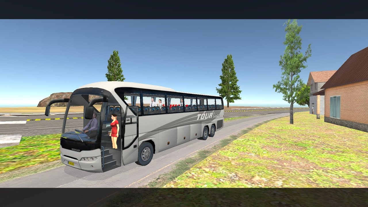 European luxury bus driver simulator Android games play - YouTube