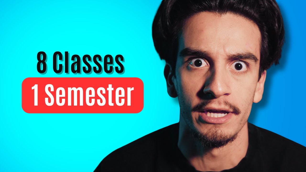 I Finished an Entire Year of College in 1 Semester - YouTube