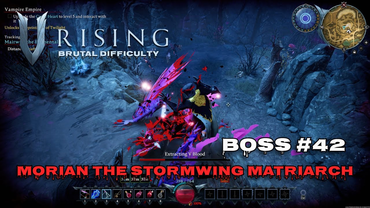 How to kill MORIAN THE STORMWING MATRIARCH | V Rising | Brutal | Solo ...