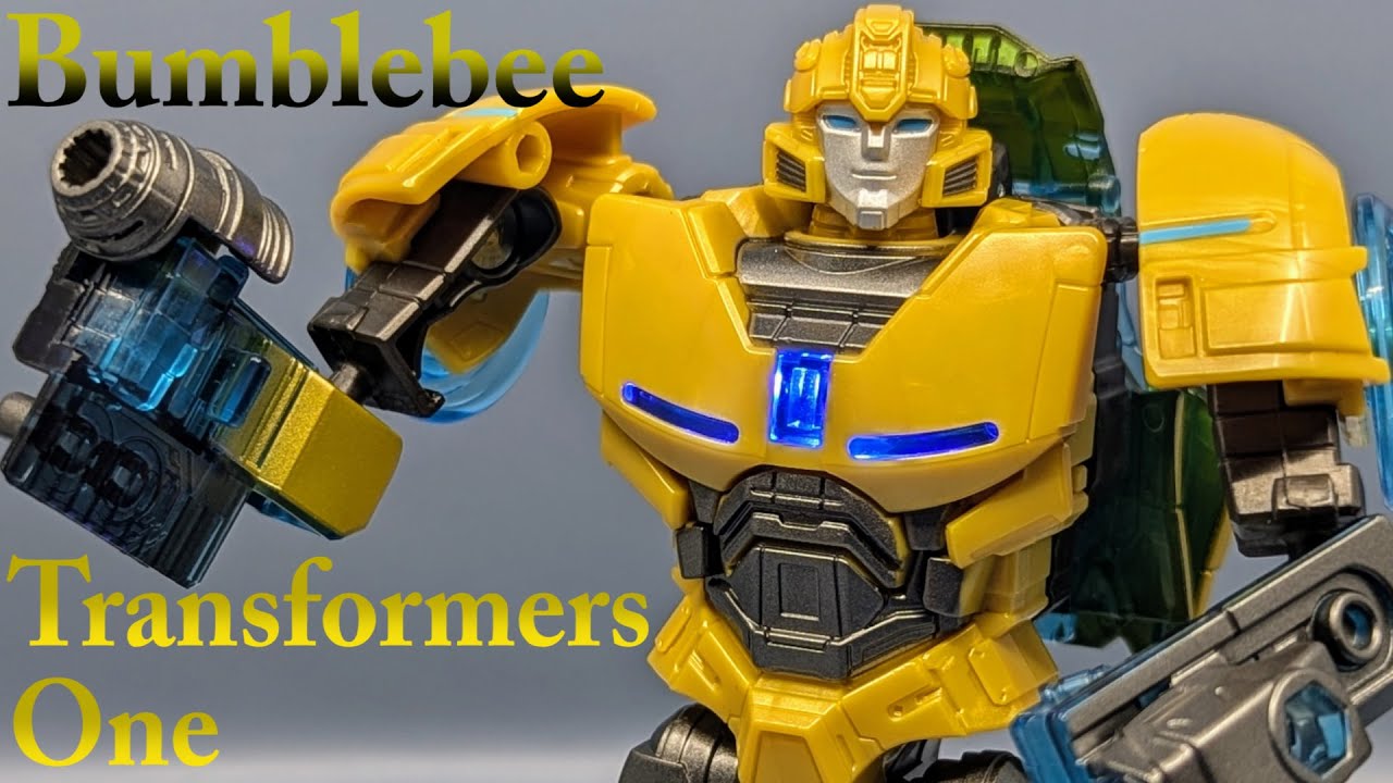 Chuck's Reviews Transformers One Energon Glow Bumblebee - YouTube