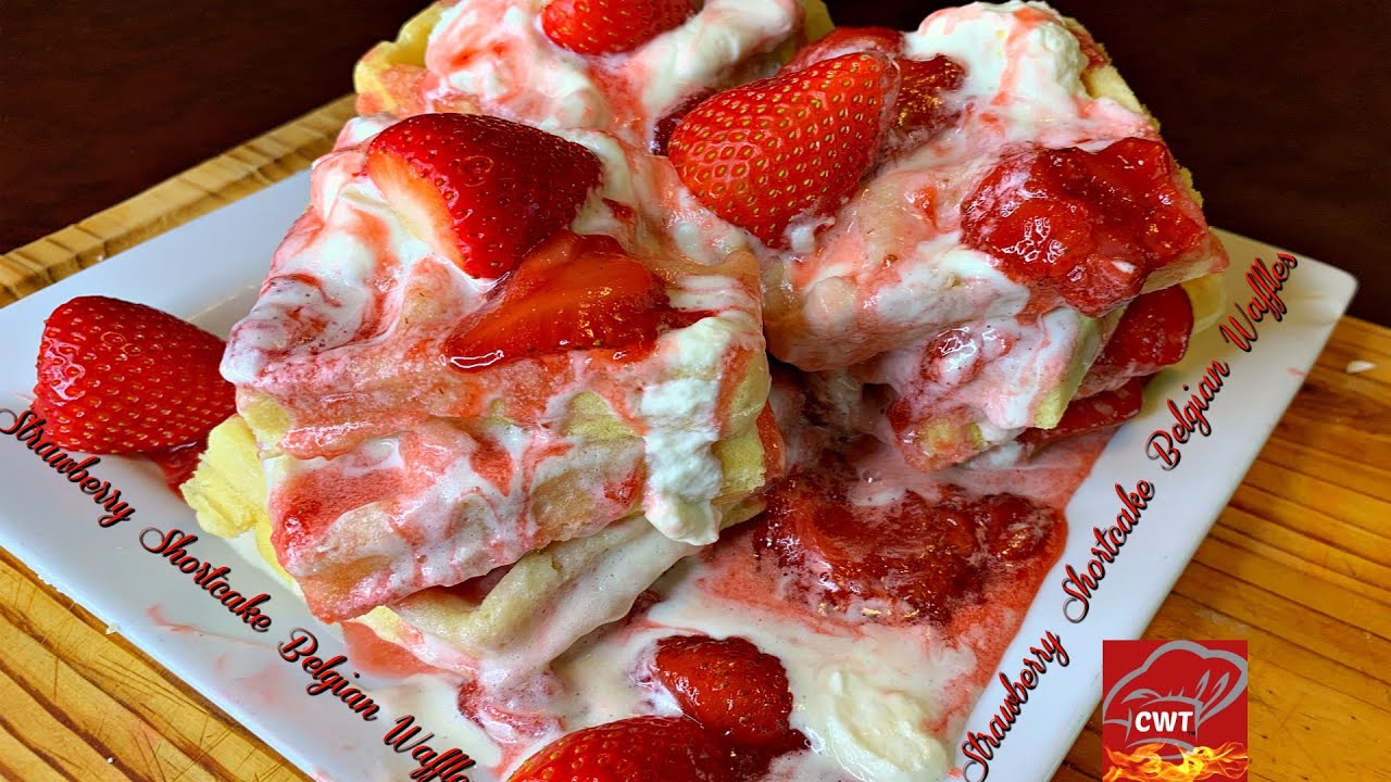 Strawberry Belgian Waffles