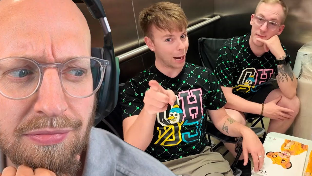 24 timer i en elevator med dårlig mave 💀 - YouTube