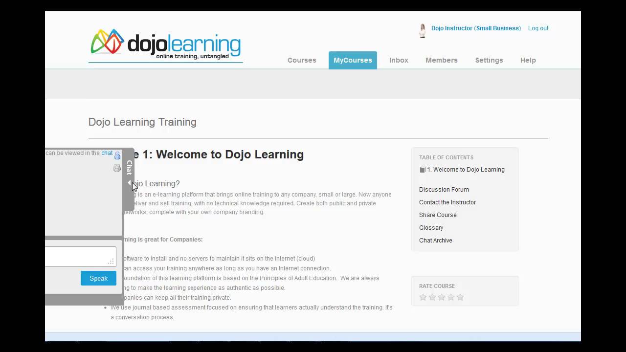 Using The Notes and Live Chat Feature on Dojo Learning - YouTube