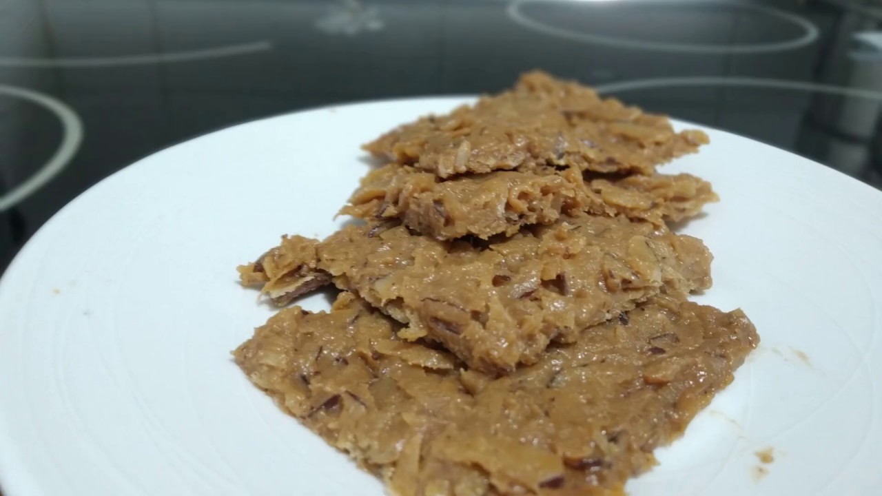 Tableta de coco / conserva de coco dulce típico hondureño - YouTube