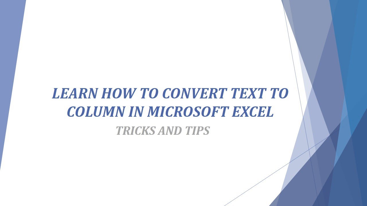 How To Convert Text Into Columns In Microsoft Excel 2013 YouTube How To Convert Text Into Columns In Microsoft Excel 2013 YouTube