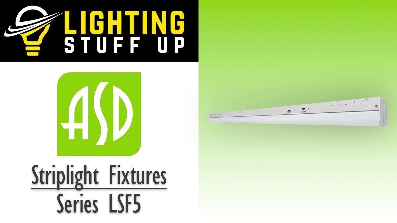 Striplight Fixtures - Series LSF5 from ASD Lighting - YouTube