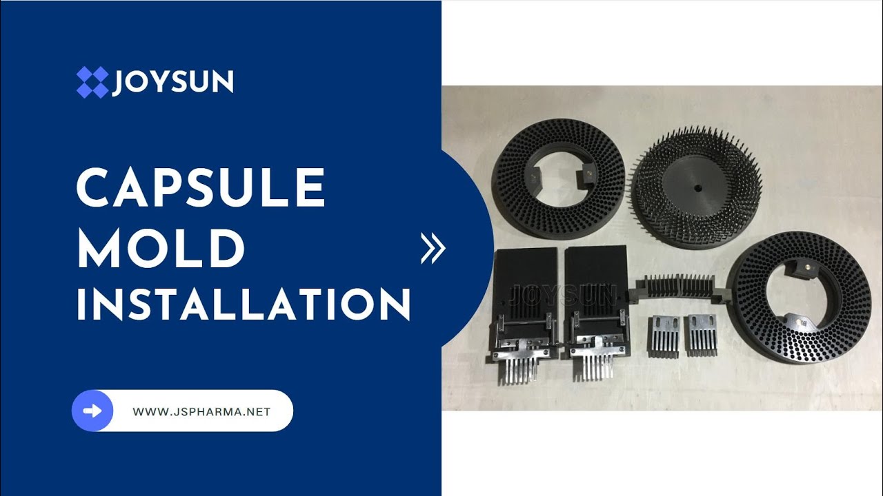 Capsule Mold Installation on Semi Auto Capsule Filler - YouTube