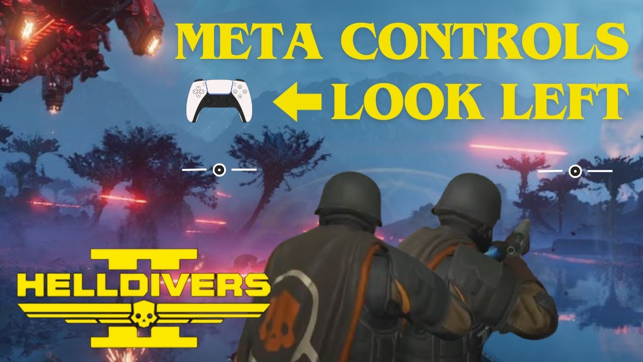 LOOK LEFT! You must CHANGE this CONTROL in Helldivers 2! - YouTube
