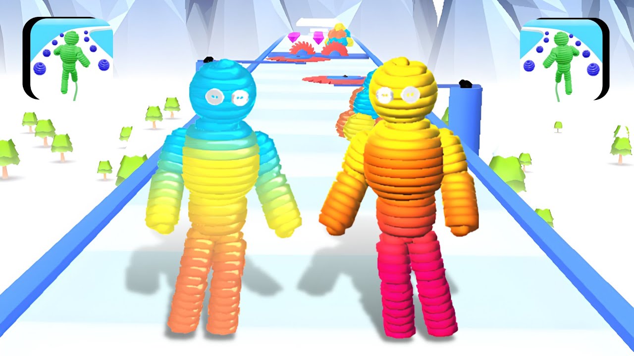 Rope-Man Run 🧶🧶🧶 in Max Level Game Mobile Walkthrough All Trailers Pro ...