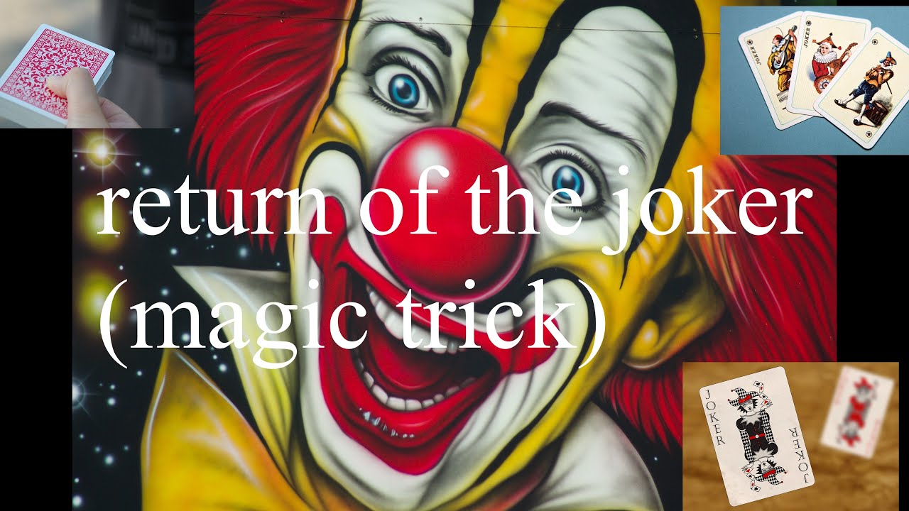 the joker magic tric - YouTube