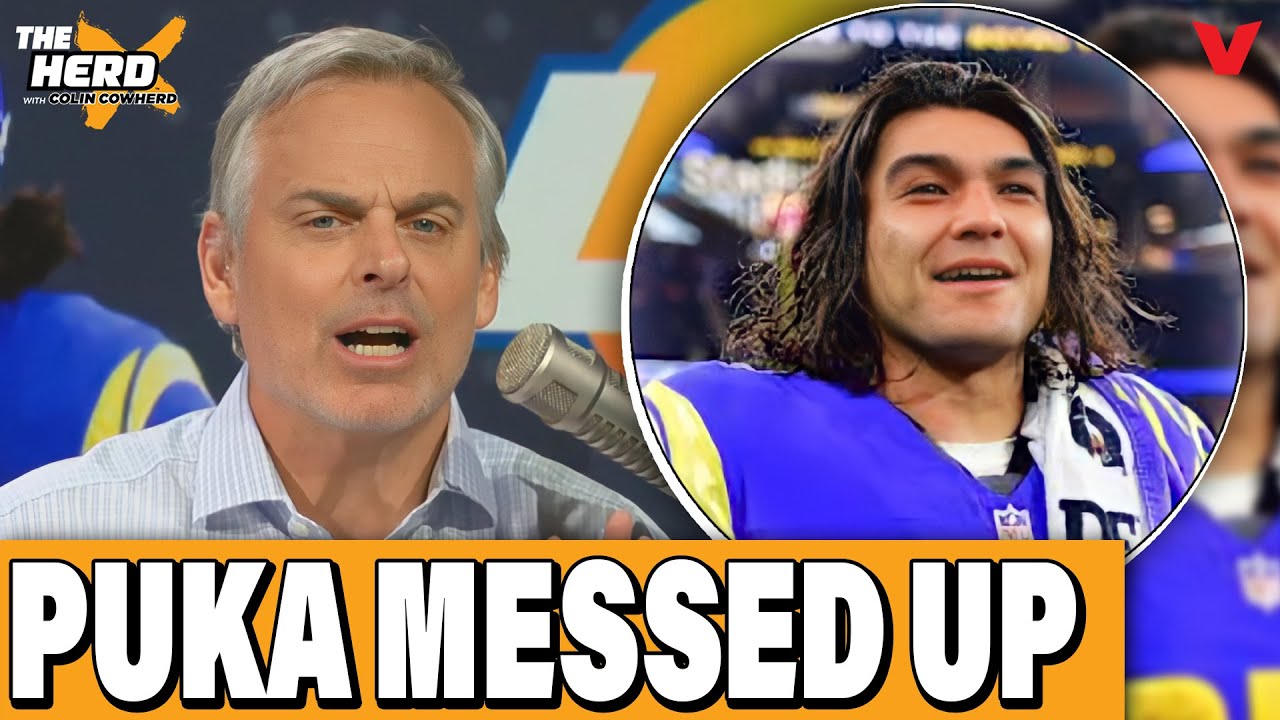 Colin Cowherd WARNS Rams WR Puka Nacua to avoid retirement talk | THE ...