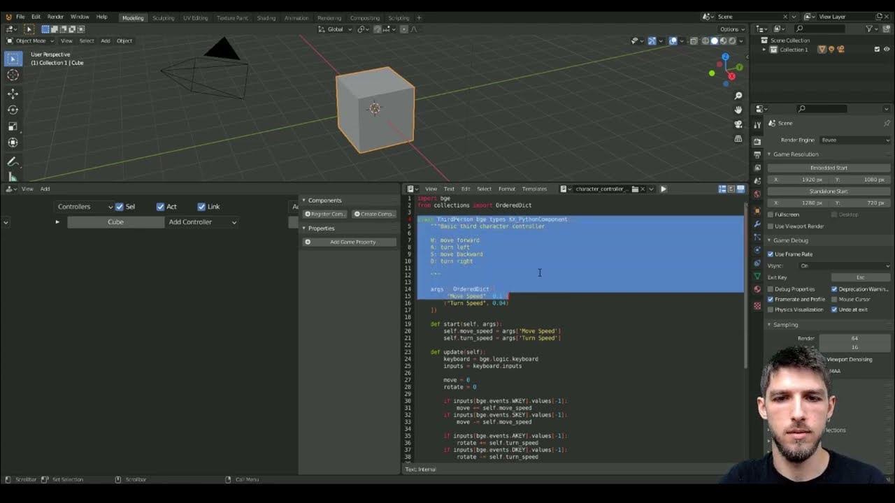 UPBGE Game Components - YouTube