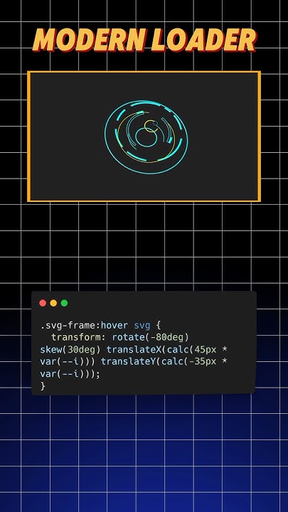 modern loader #html #css - YouTube