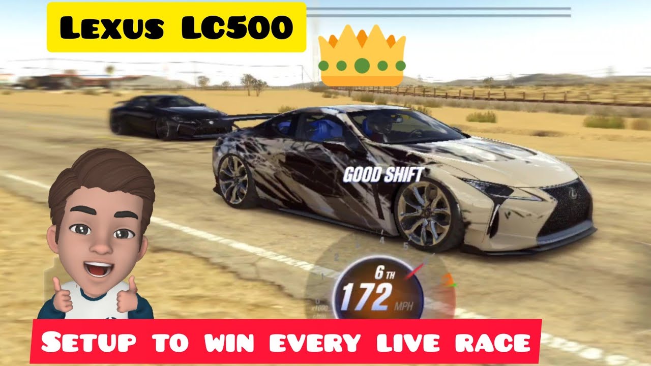 CSR 2 | Lexus LC 500 | Elite Tuner | Live Race Setup - YouTube