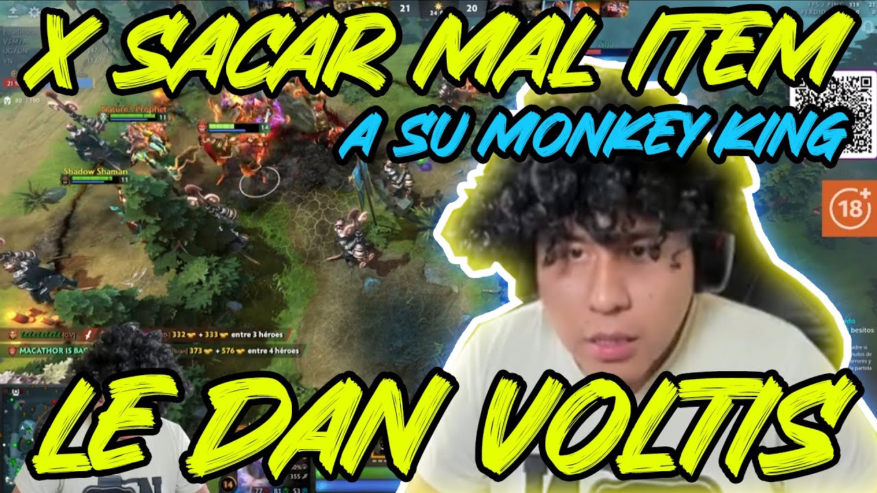 🤣🤣POR MALA ITEMIZACION A SU MONKEY KING LE DAN VOLTIS AL MACARIUS🤣🤣 - YouTube