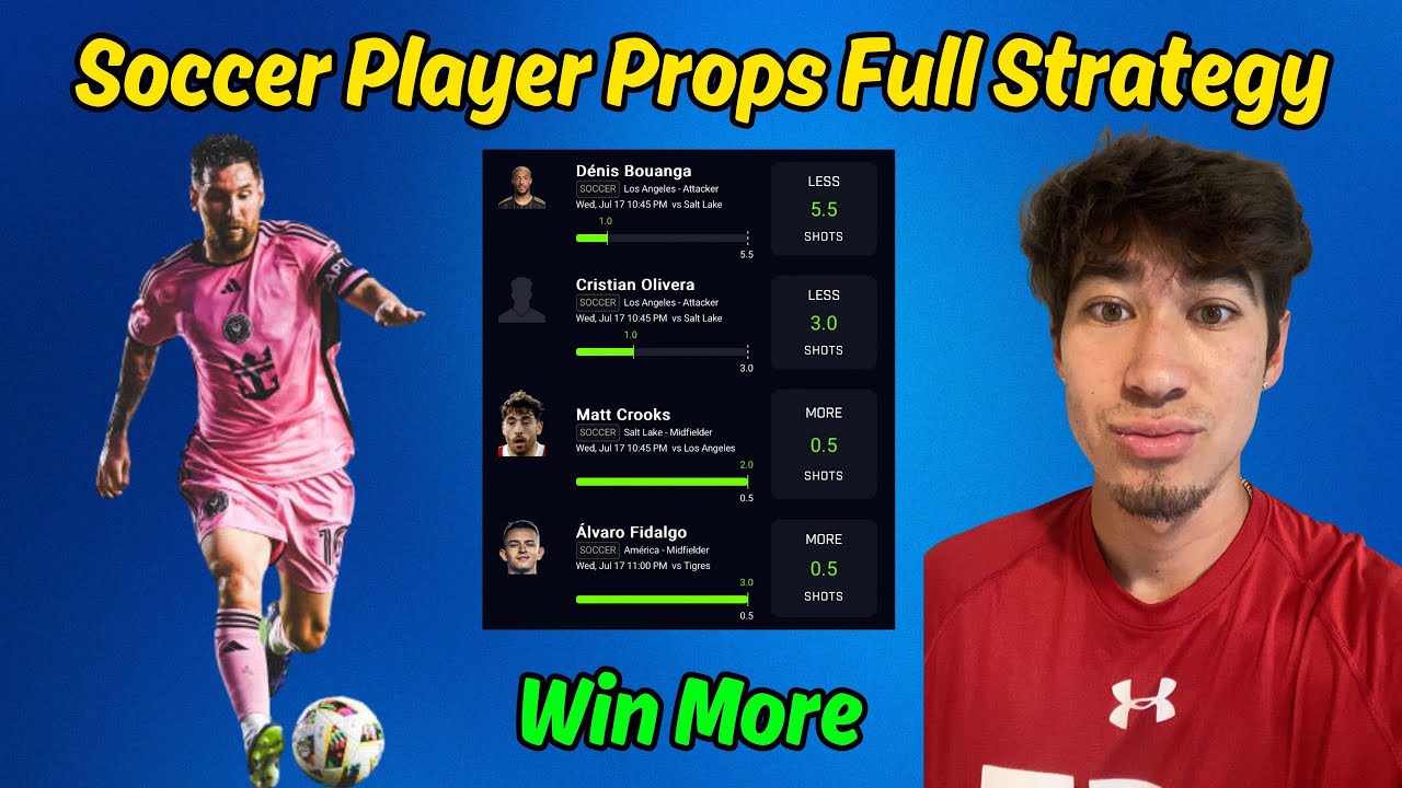 Soccer Player Props Full Strategy - YouTube