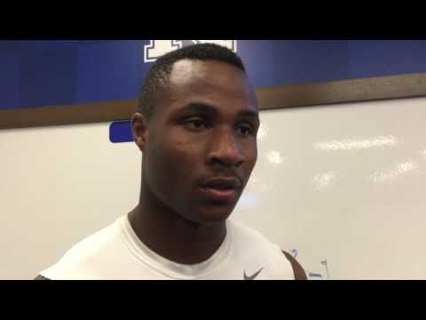 Derrick Baity after Kentucky's win over New Mexico State - YouTube
