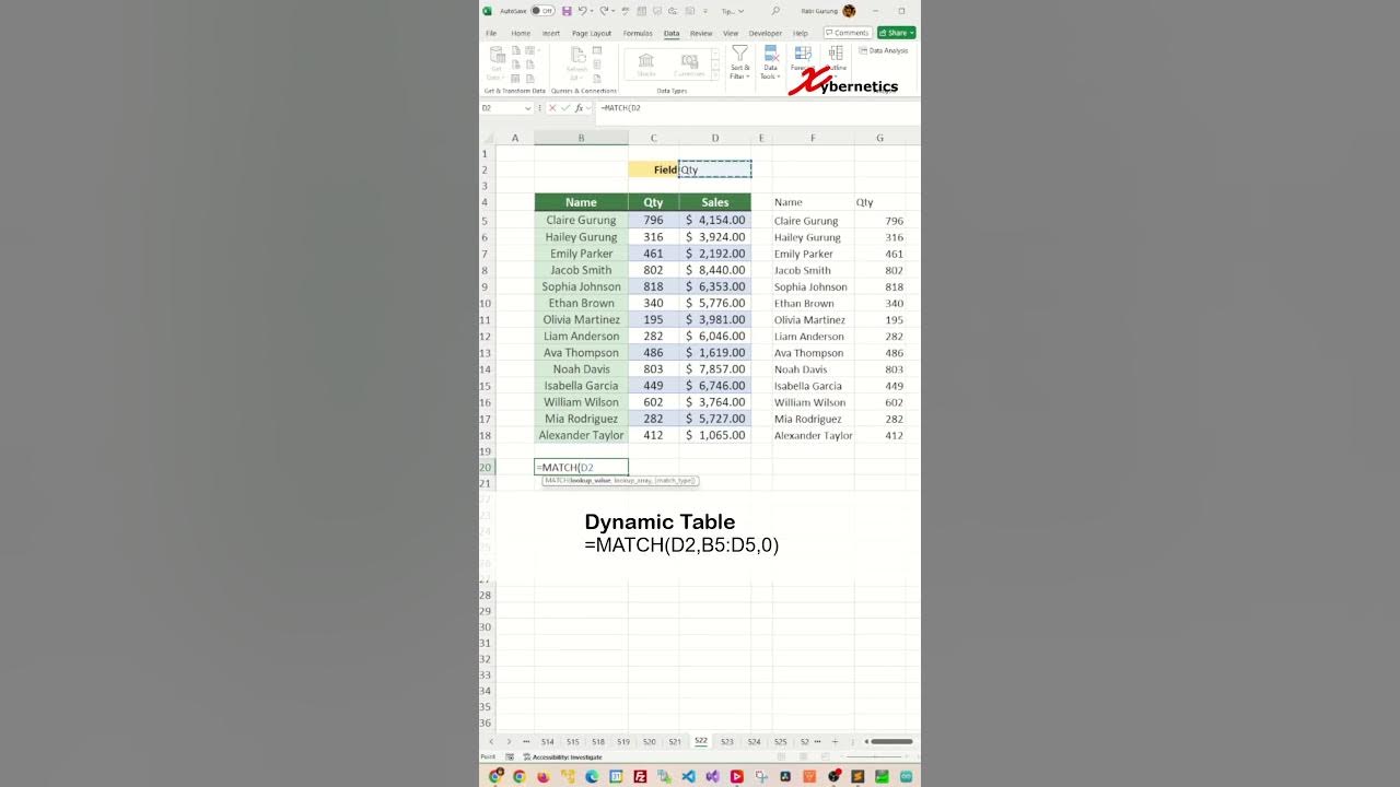Excel Dynamic Chart with Drop down List - Excel Tips and Tricks - YouTube