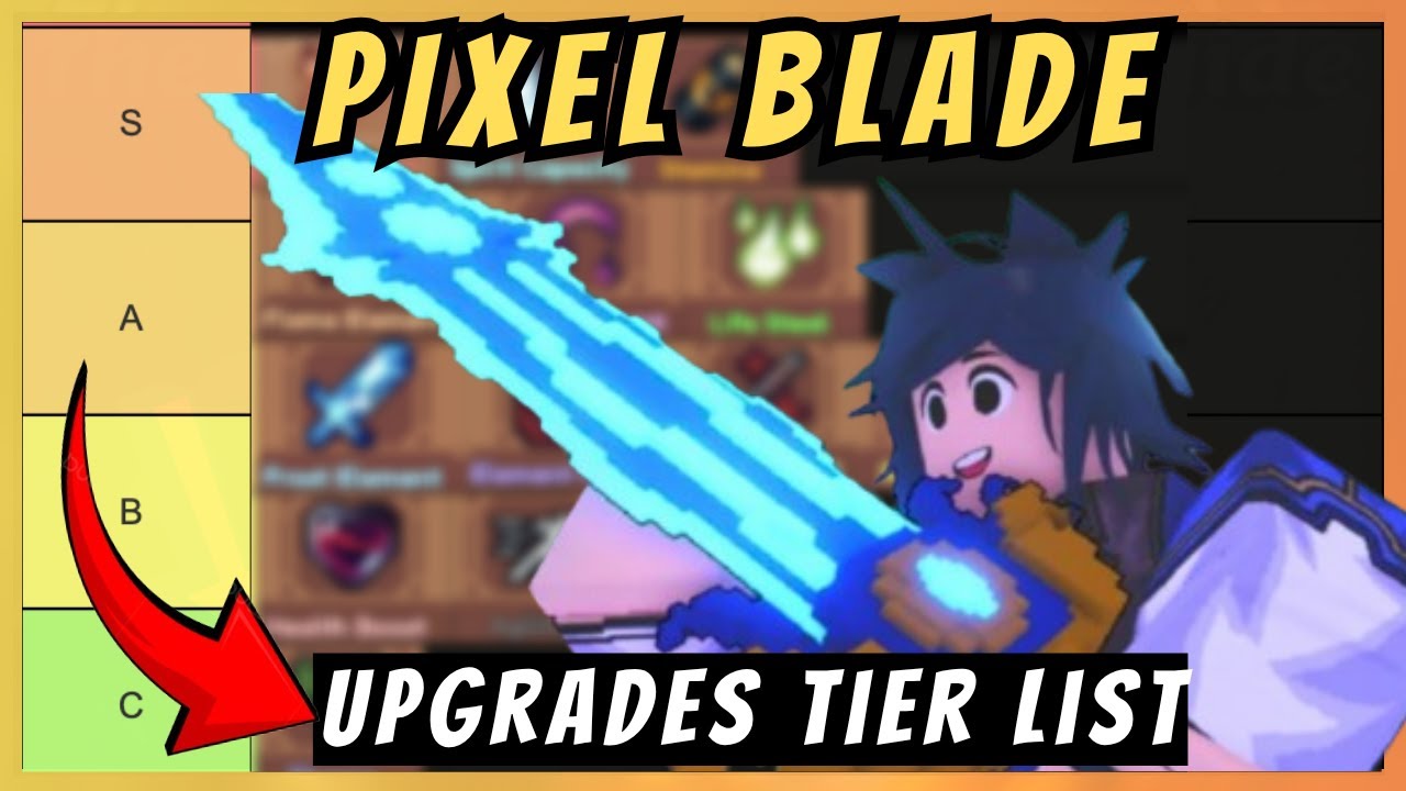 Roblox Pixel Blade Tier List (2025) | Best Upgrades Guide - YouTube
