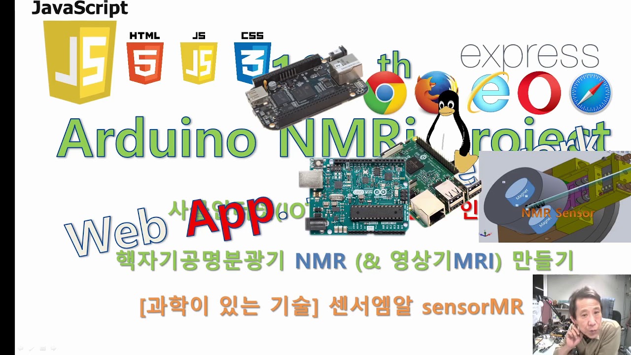 103- 아두이노NMRi project review : Web Frame work 7 (NMR Web app., MRI Web ...