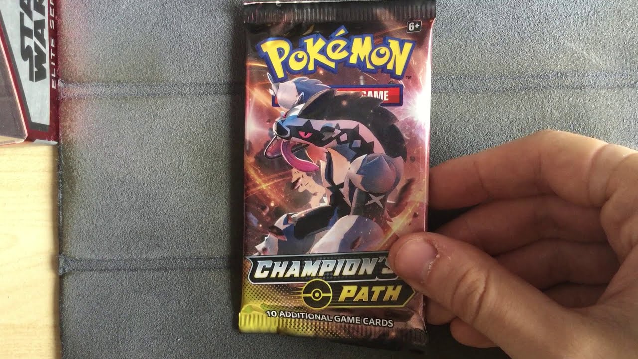Pokemon Champions Path Booster Pack Opening - YouTube