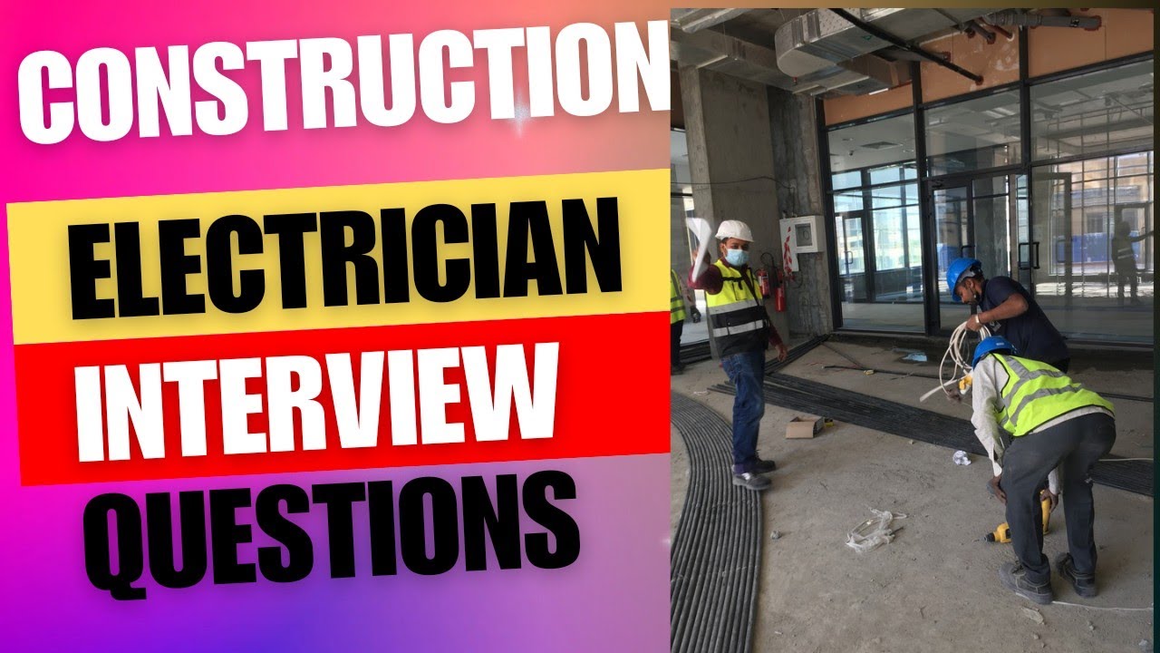 Construction Electrician !! interview questions answers !! #Electrician ...