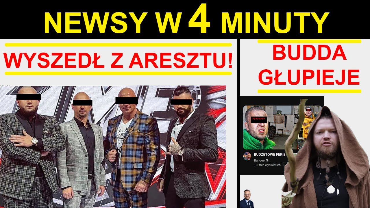 WYPUSZCZENI Z ARESZTU! ZATRZYMANIA INFLUENCERÓW (WARDEGA, BUDDA, GIMPER ...