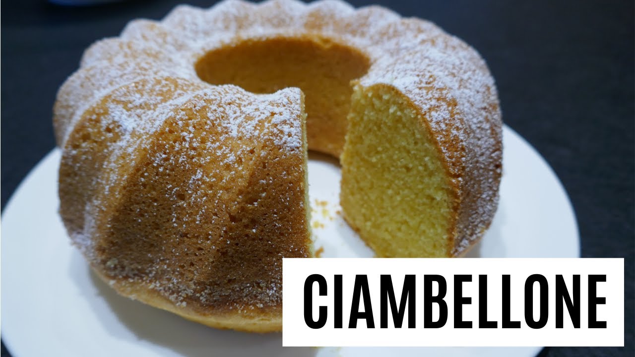 Make Ciambellone, a very fluffy, delicious Italian cake yourself - YouTube