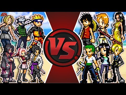 NARUTO vs ONE PIECE TOTAL WAR! (Naruto vs Luffy Anime Movie) | Cartoon Fight Rewind