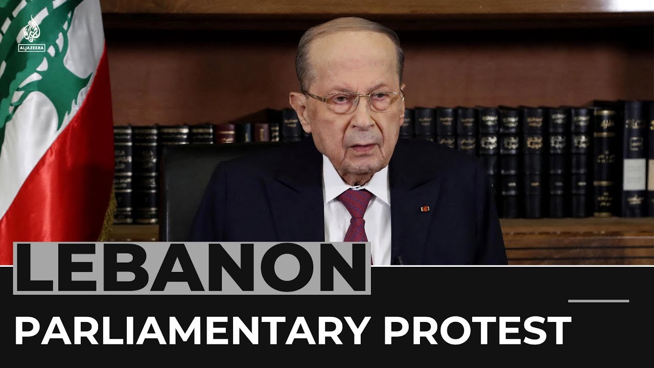 Lebanon MPs pledge to sit in until president is elected - YouTube