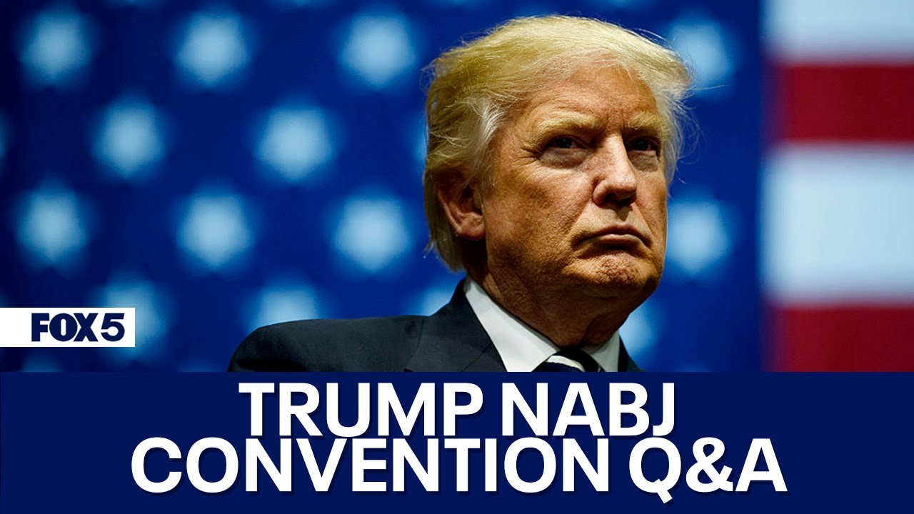 Trump Participates in Q&A Session at NABJ Convention - YouTube