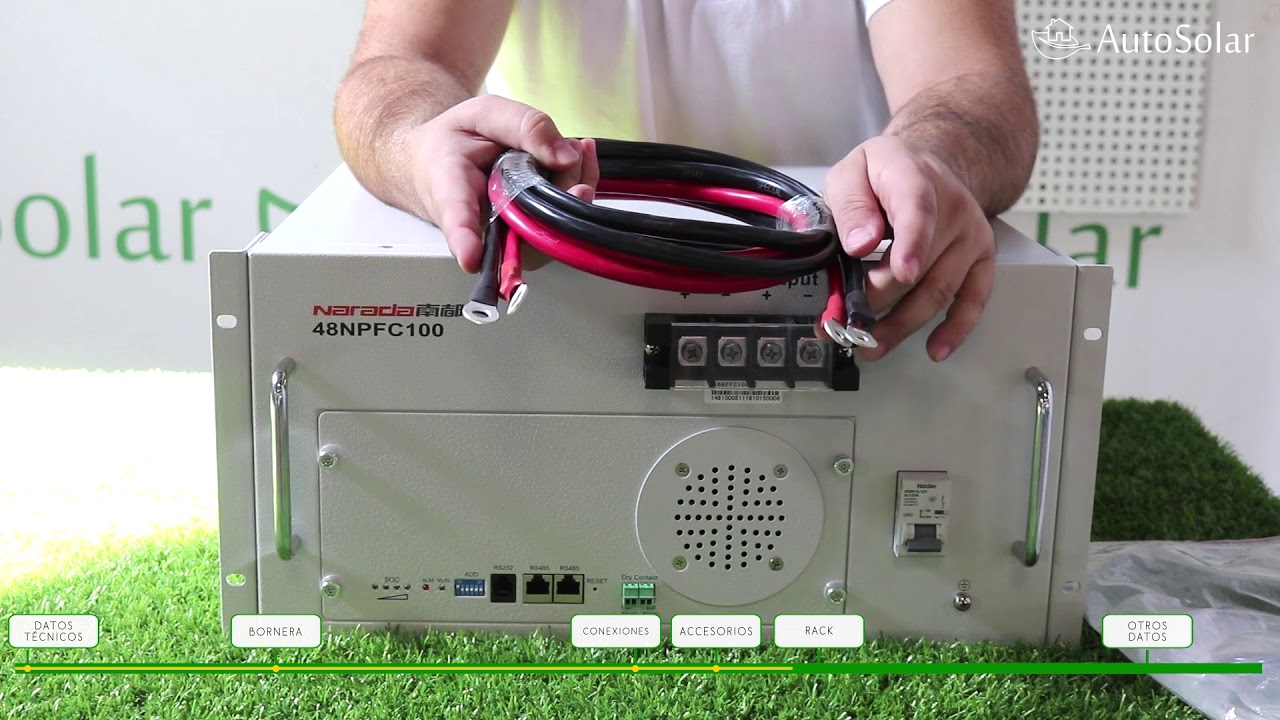 Batería Litio 4.8kWh Narada 48NPFC100 48V - YouTube