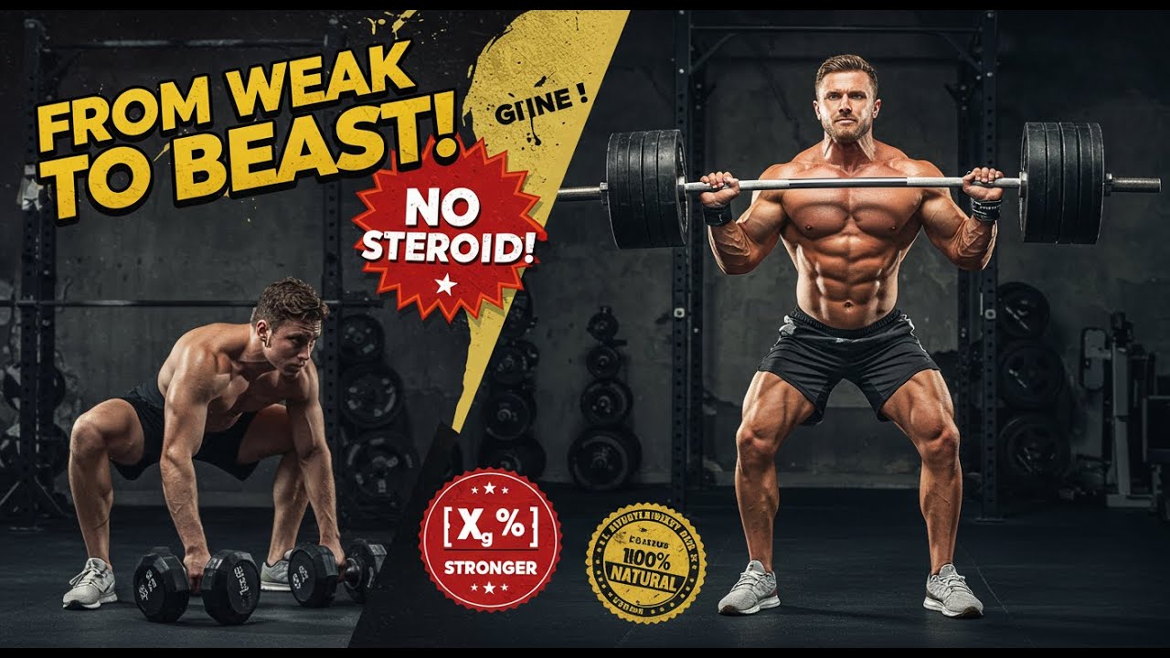 How I Went From Weak to BEAST Mode (Real Natural Gains) - YouTube