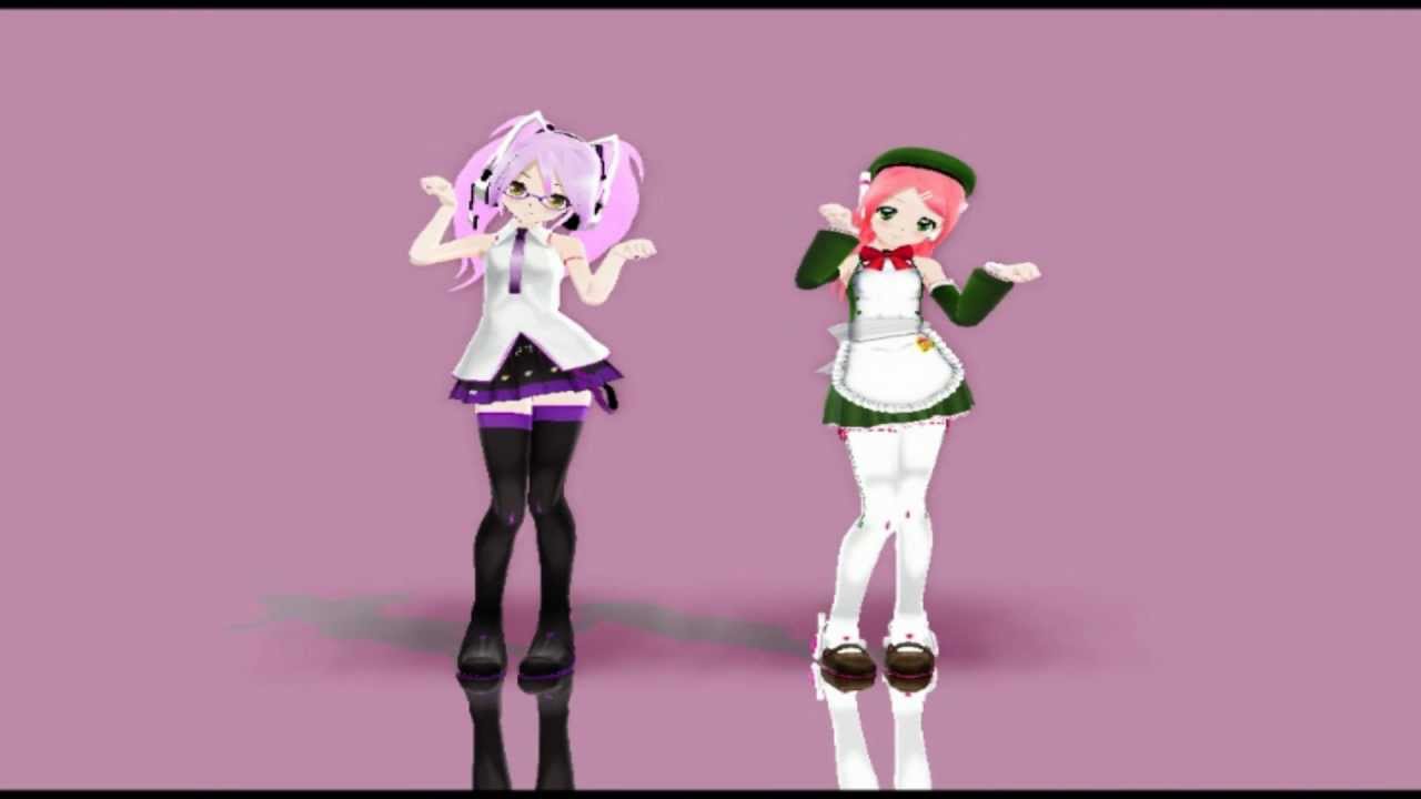 [UTAU+MMD]Nyan Cat-Mitsuko Arisa & Momone Momo - YouTube